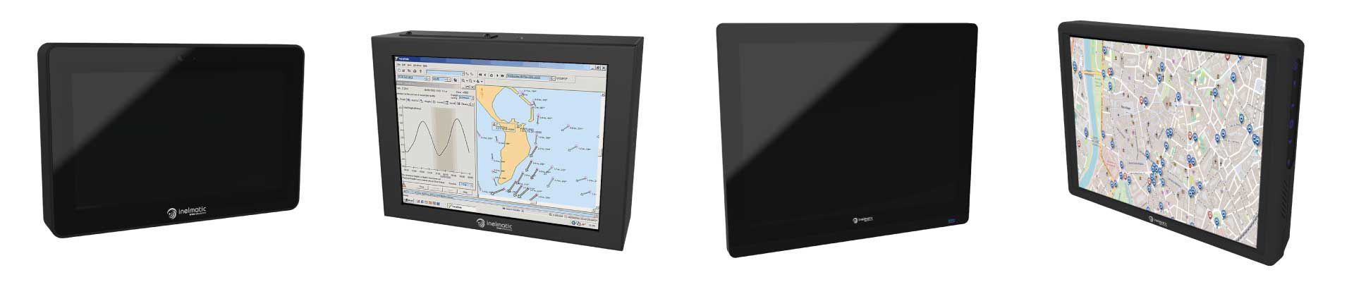 Embedded touch Panel PC and displays with CPU - Inelmatic